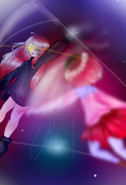 Batty vs Rare YouTube《 전투장면 》 - ibisPaint