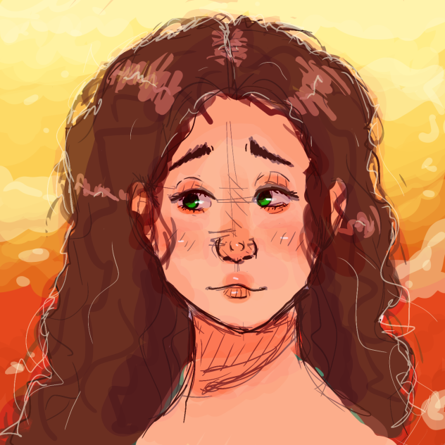sunset girl - ibisPaint