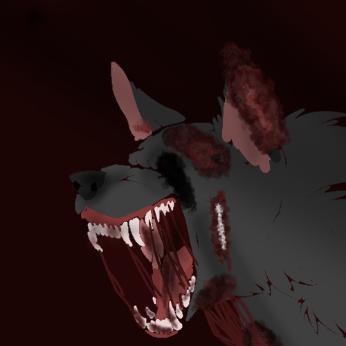 Wolf gore art (TW!) - ibisPaint