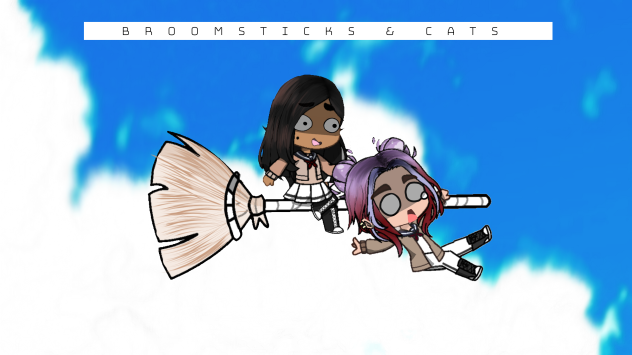 Cats and broomsticks - ibisPaint