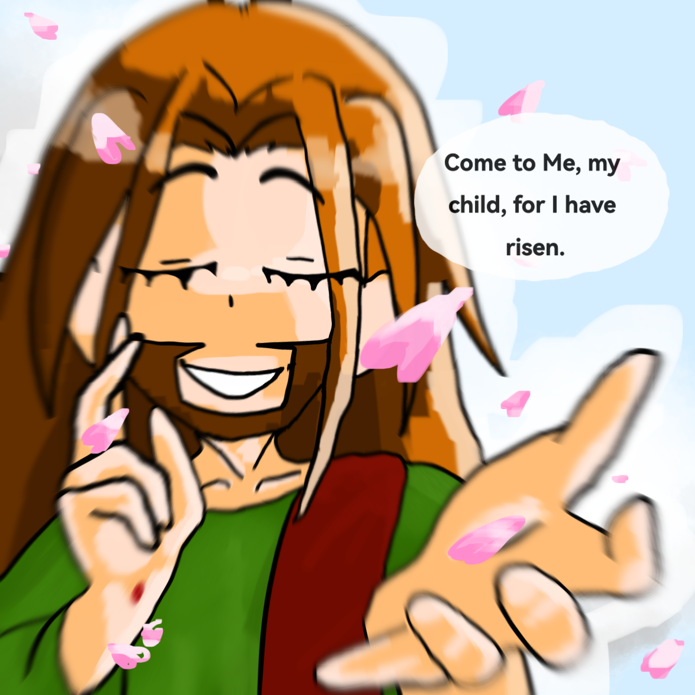 Jesus' resurrection - ibisPaint