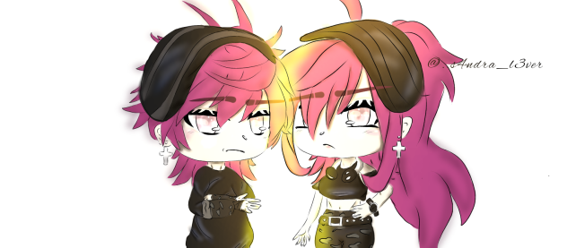 Gacha Twin Siblings - ibisPaint