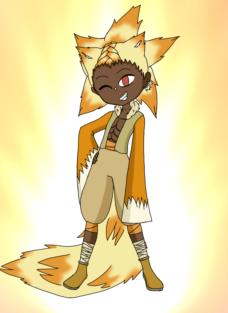 Nine Tailed Fire bender - ibisPaint