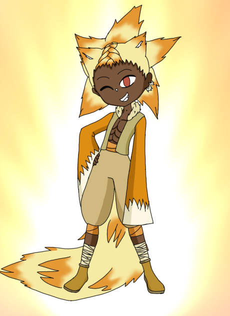 Nine Tailed Fire bender - ibisPaint