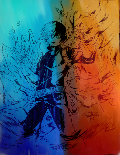shoto todoroki - ibisPaint