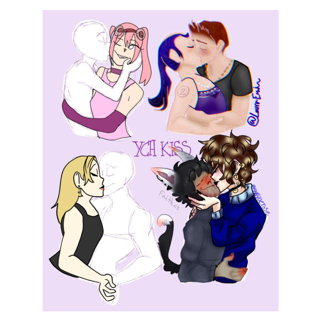 Kiss collab - ibisPaint