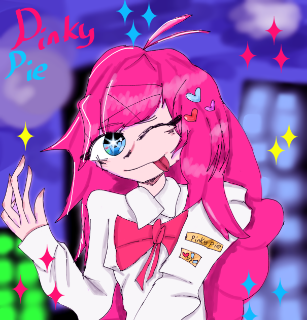 pinky pie in my style💗💙🎉 - ibisPaint