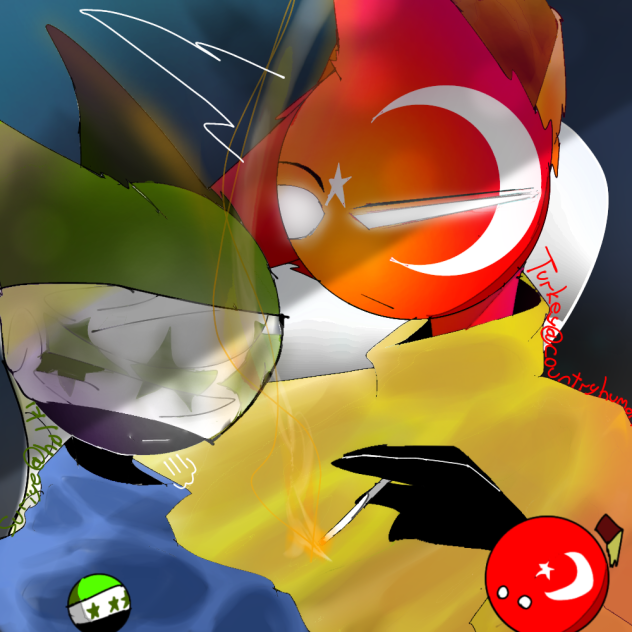 Countryhumans turkey and ... - ibisPaint