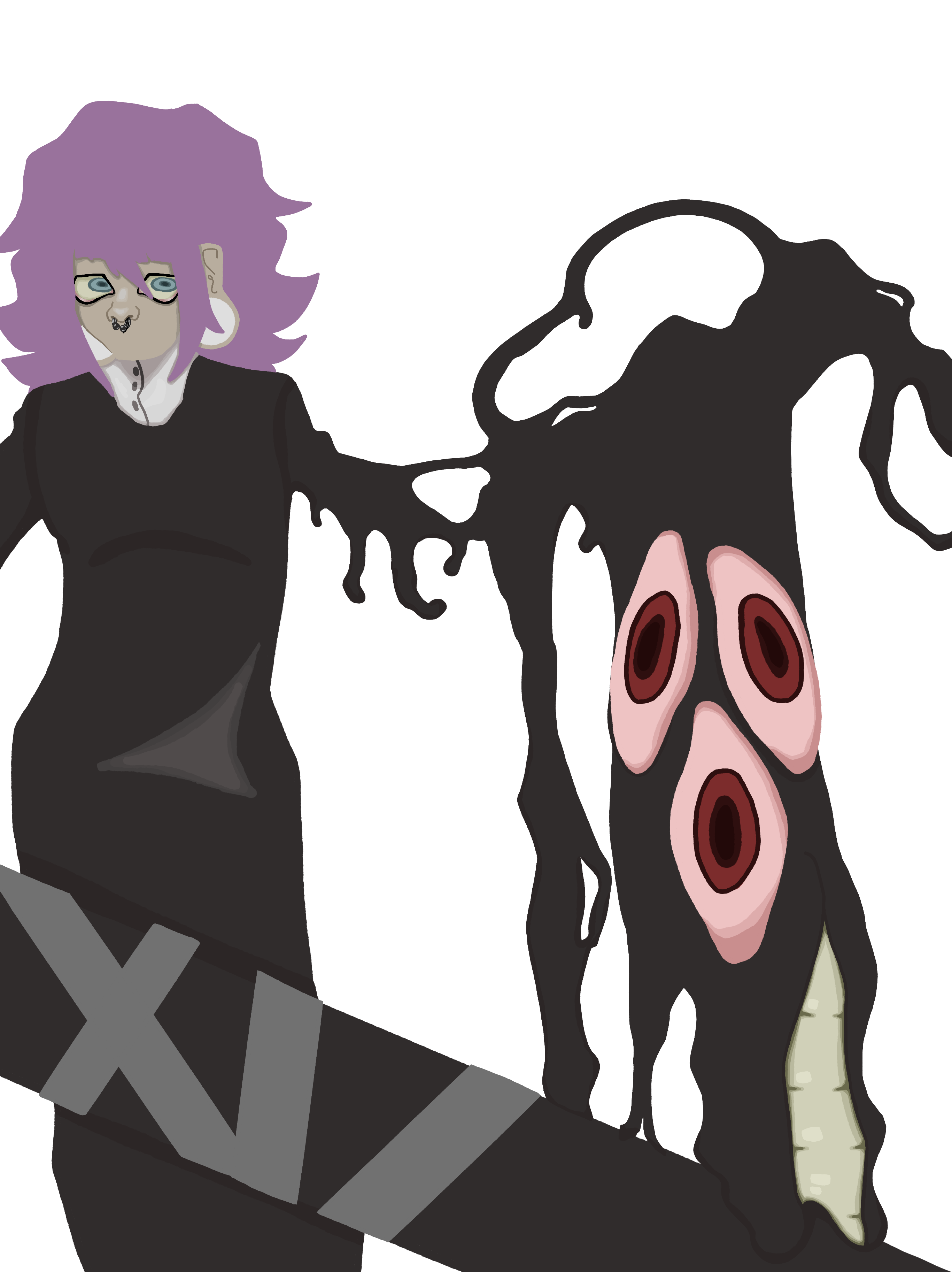 Crona Gorgon wip - ibisPaint
