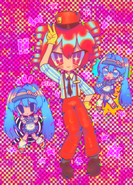 Mesmerizer Teto and Miku - ibisPaint