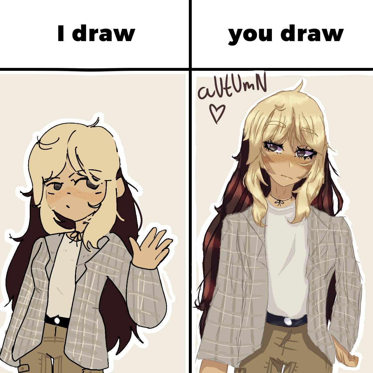 I draw you draw (Collab) - ibisPaint