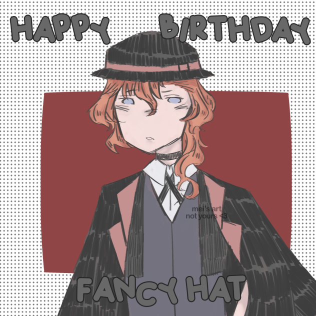 Happy Birthday Chuuya ! - ibisPaint