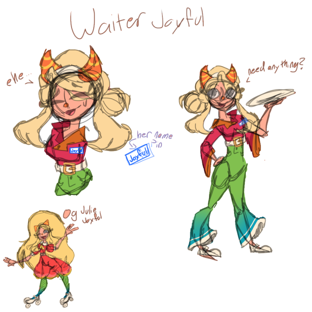 Waiter Joyful - ibisPaint