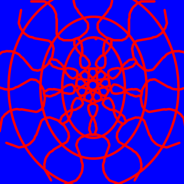 red vs blue - ibisPaint