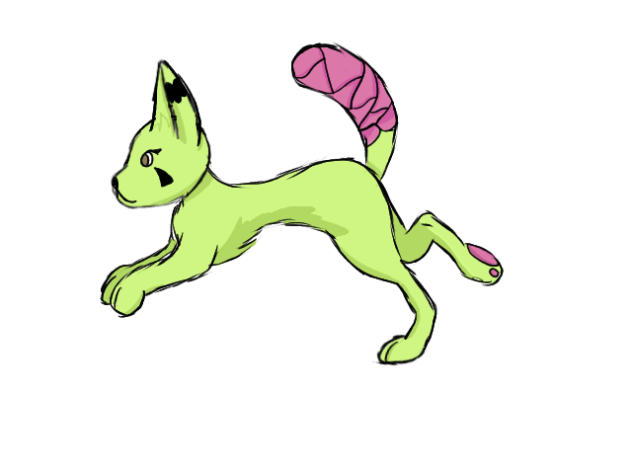 test running animation - ibisPaint