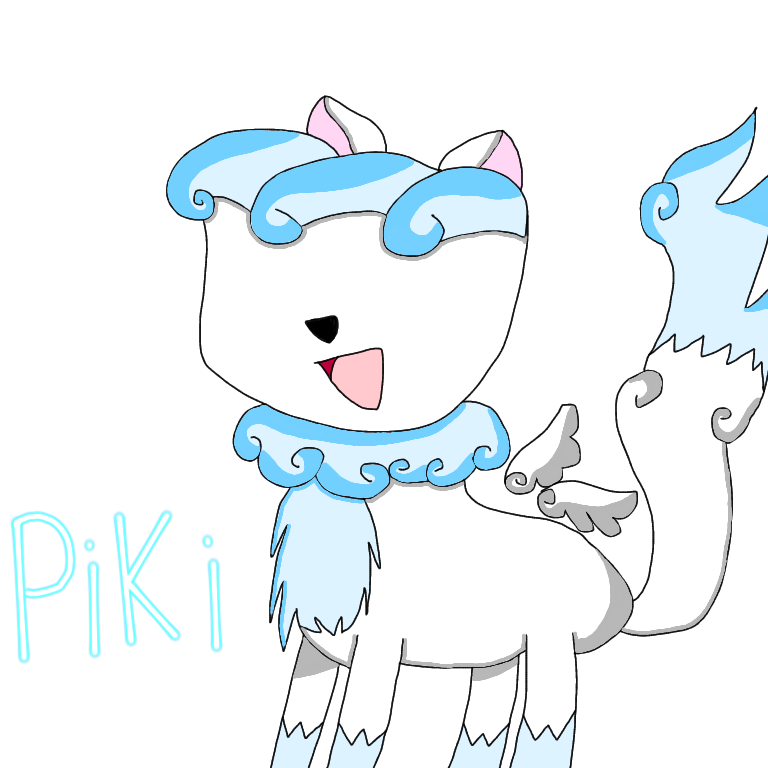 piki the magic monster - ibisPaint