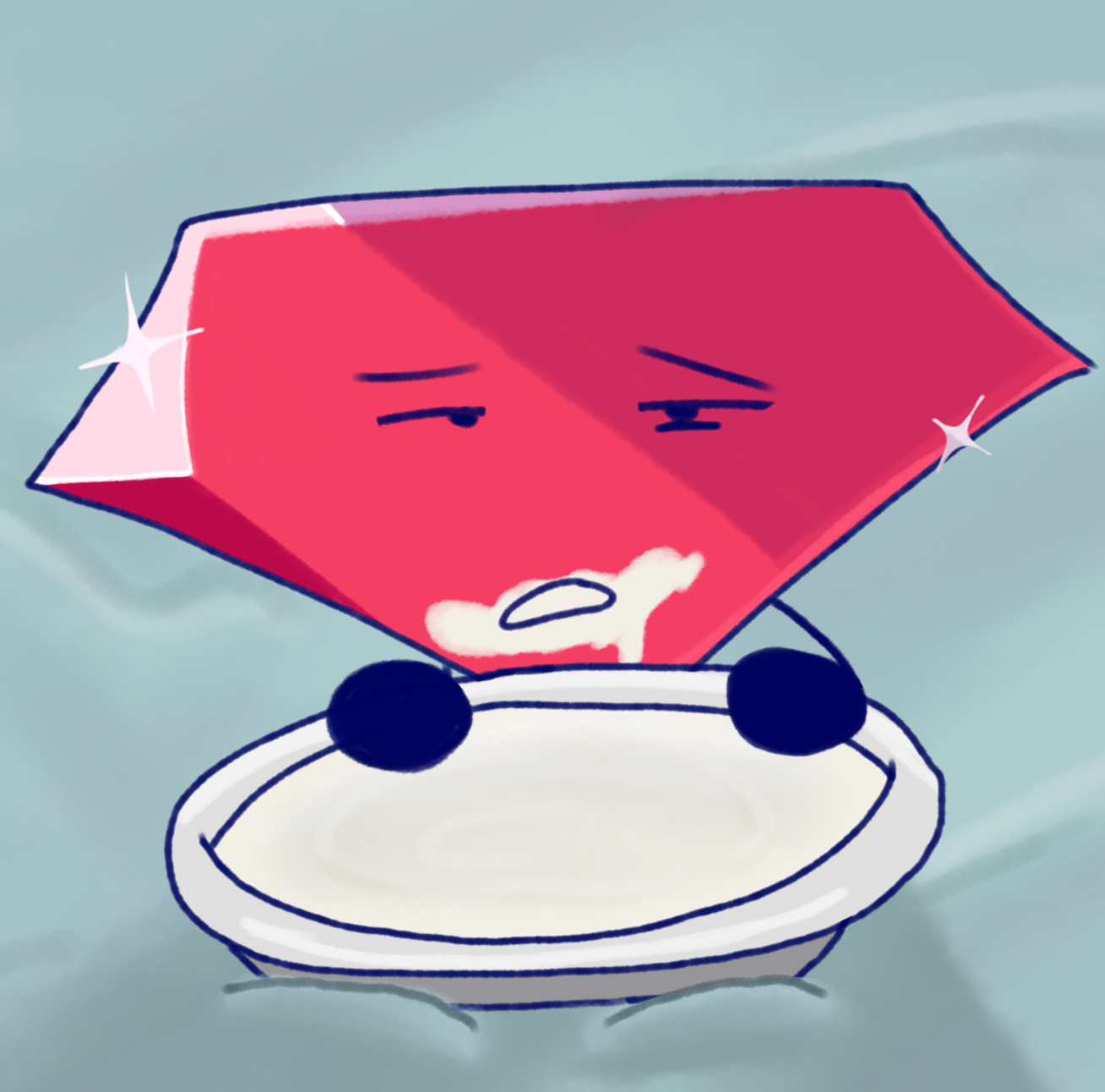 Ruby x milk cat meme - ibisPaint