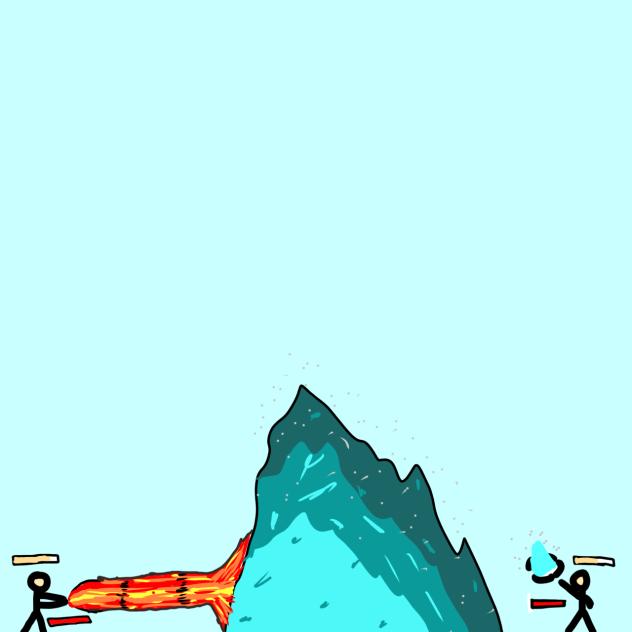 Fire v ice - ibisPaint