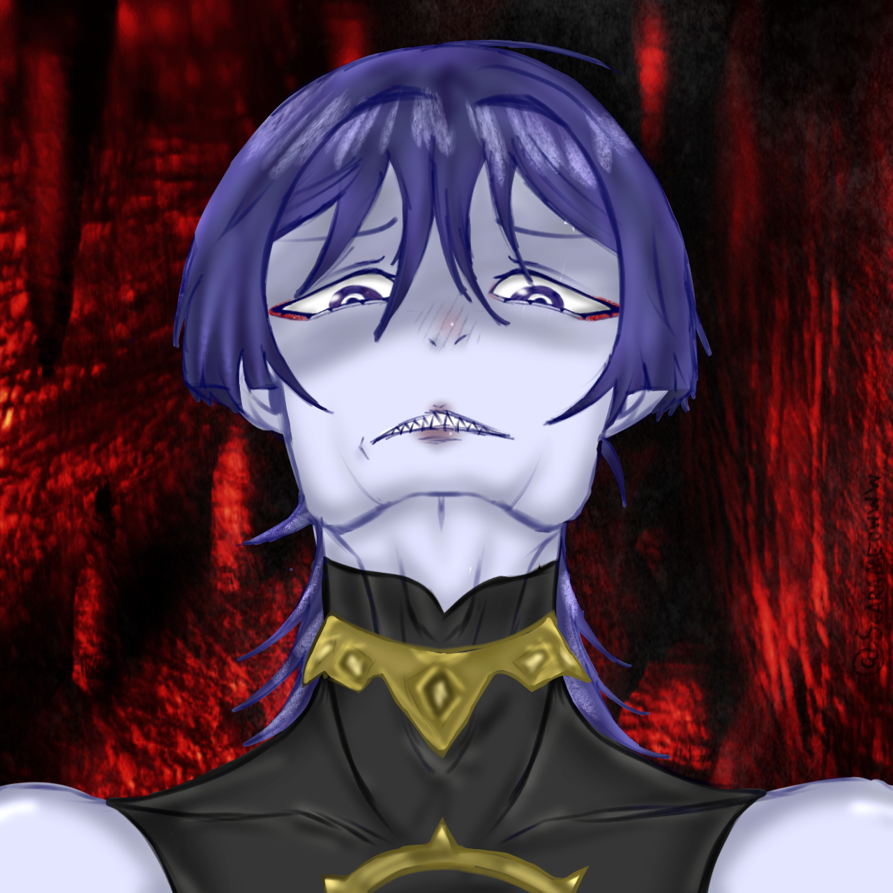 Scara te julgando até a alma - ibisPaint