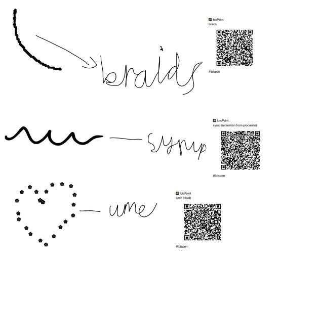 Sharing my fav brushes - ibisPaint