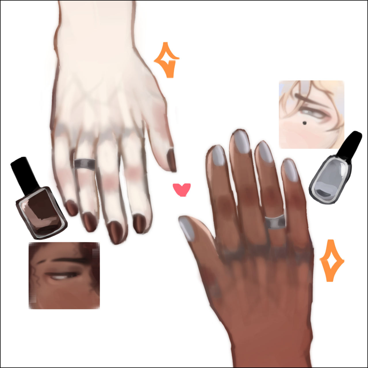 eye color nais polish trend ˃ᴗ˂💓 - ibisPaint