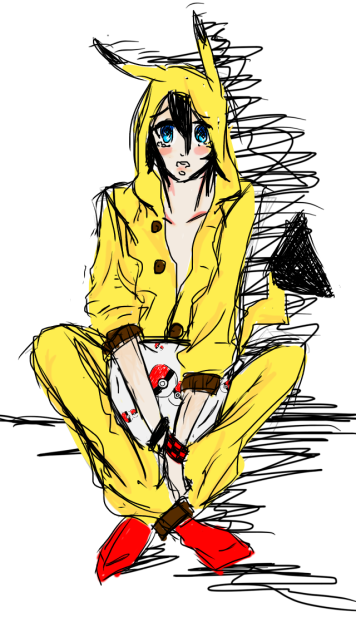 Pikachu onesie - ibisPaint