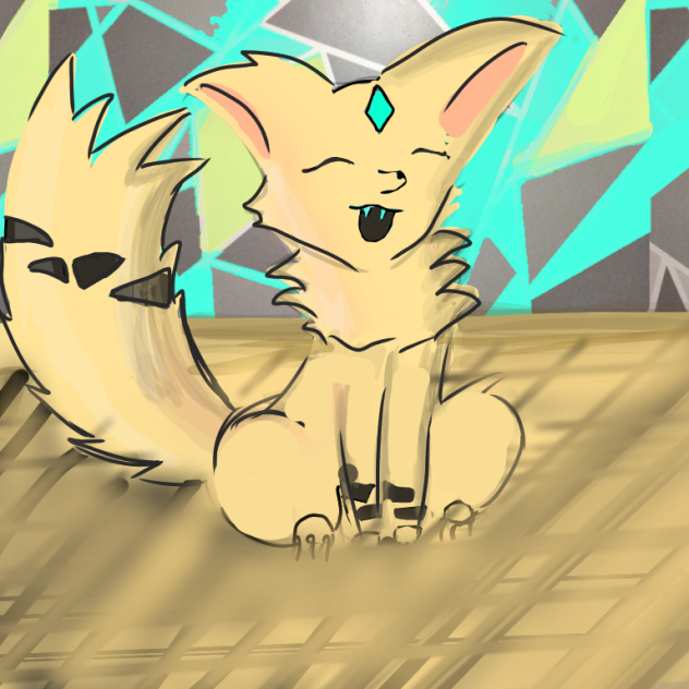 Yellow cat Pokémon - ibisPaint
