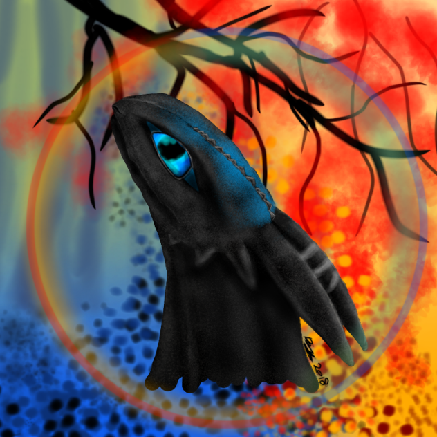 ghost nightfury - ibisPaint