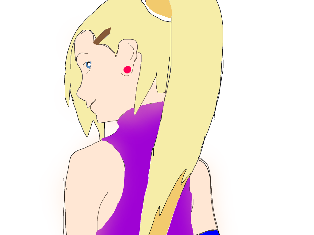 speed drawing ino from naruto shippundun - ibisPaint