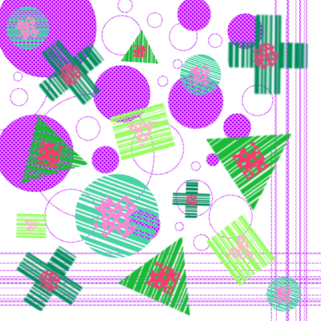 pop art background - ibisPaint