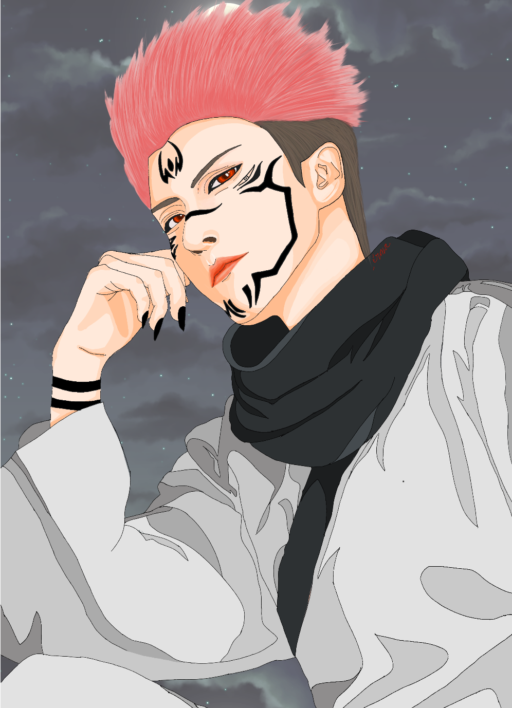 sukuna -jujutsu kaisen - ibisPaint