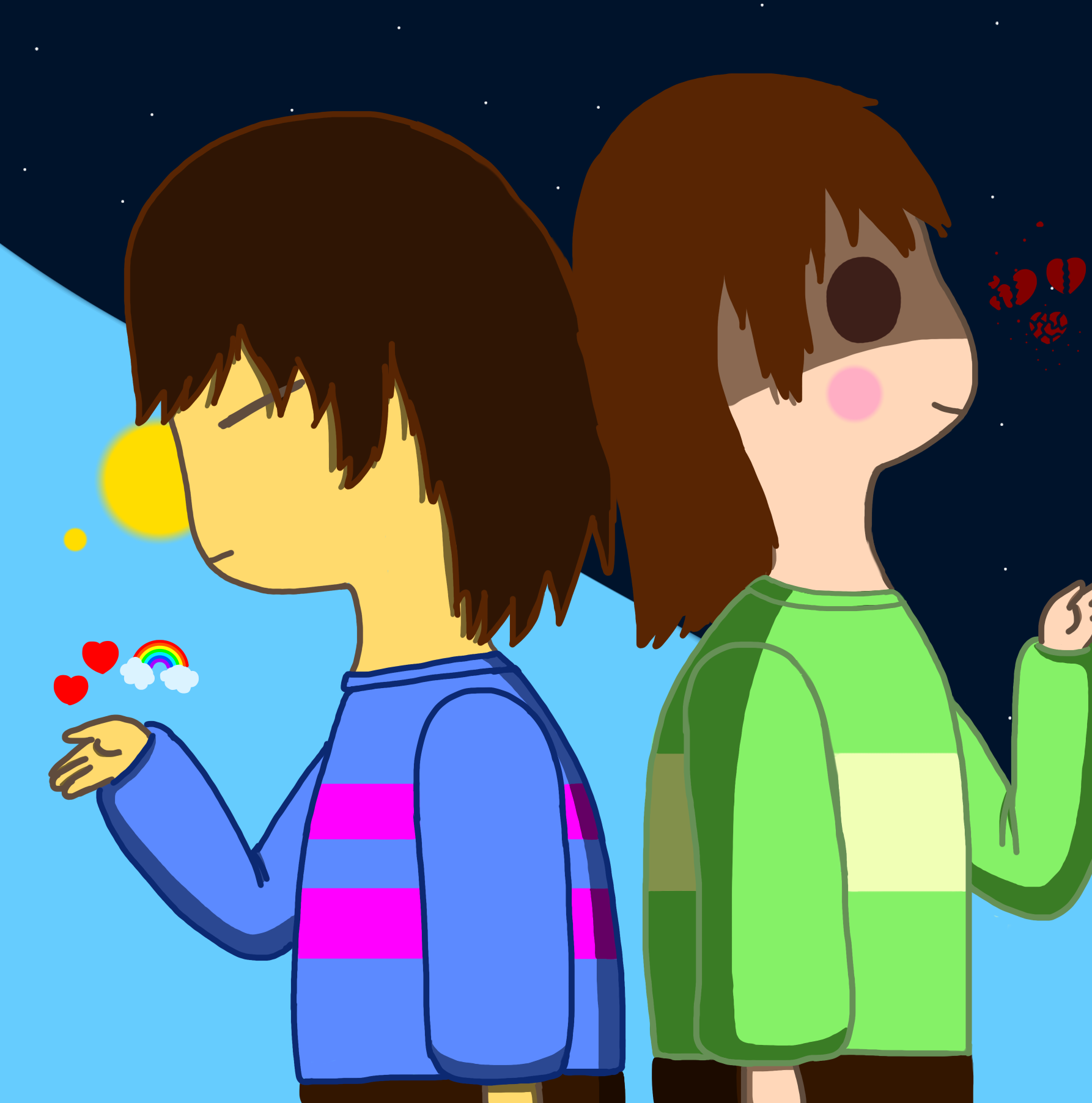 Two little souls - ibisPaint