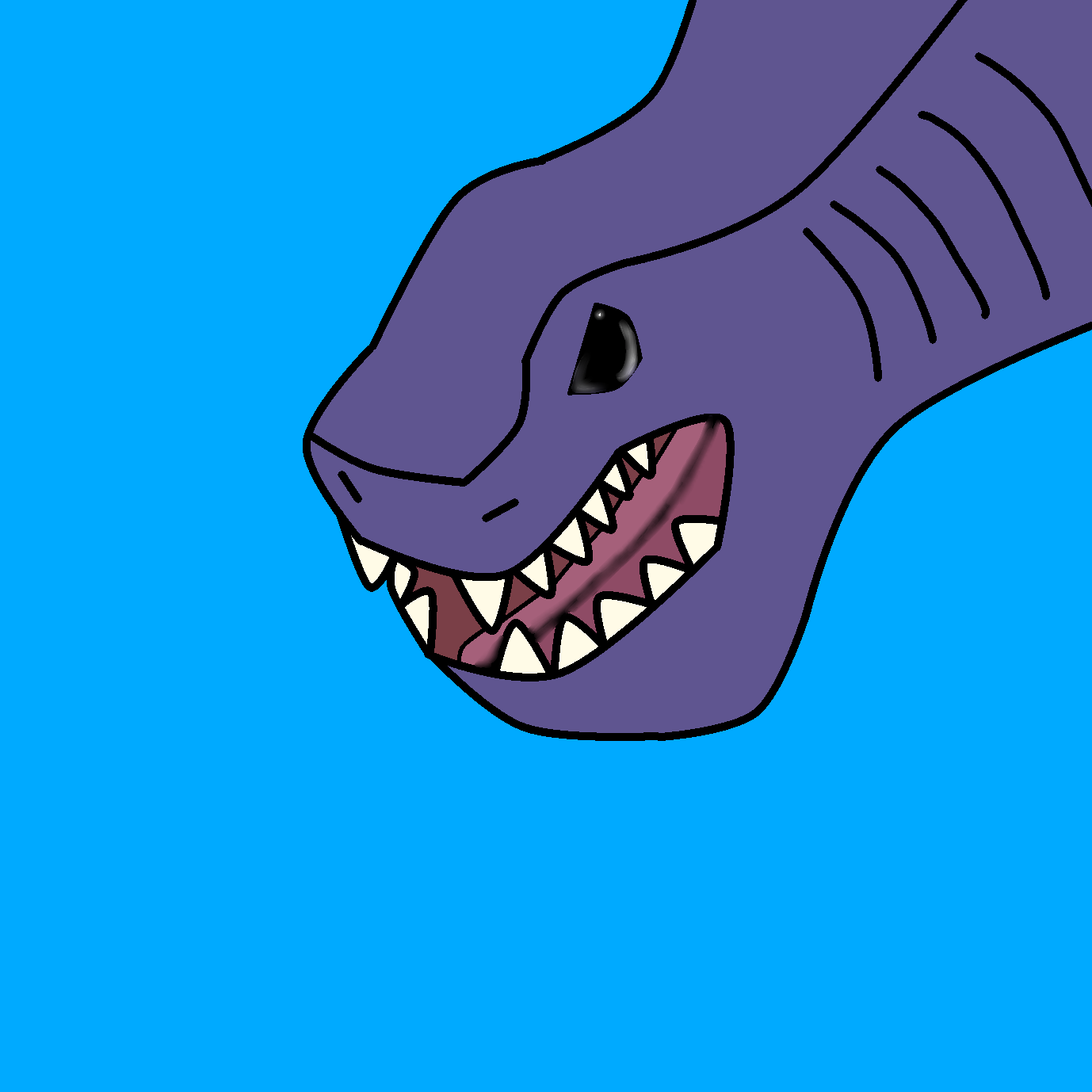 Strange Creature Shark Ray 奇特生物 鯊魟 - ibisPaint