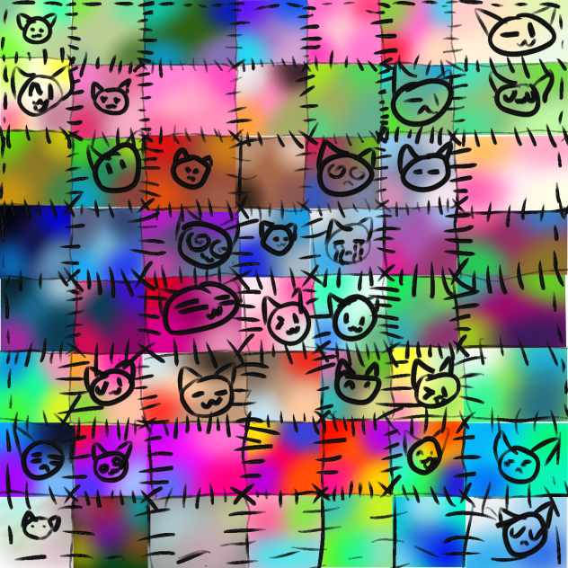 kitty Patches - ibisPaint