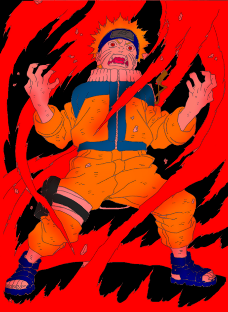 Naruto's rage unleashed - ibisPaint