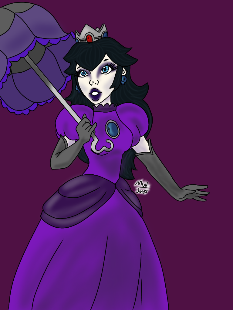 Gothic Princess Peach - ibisPaint