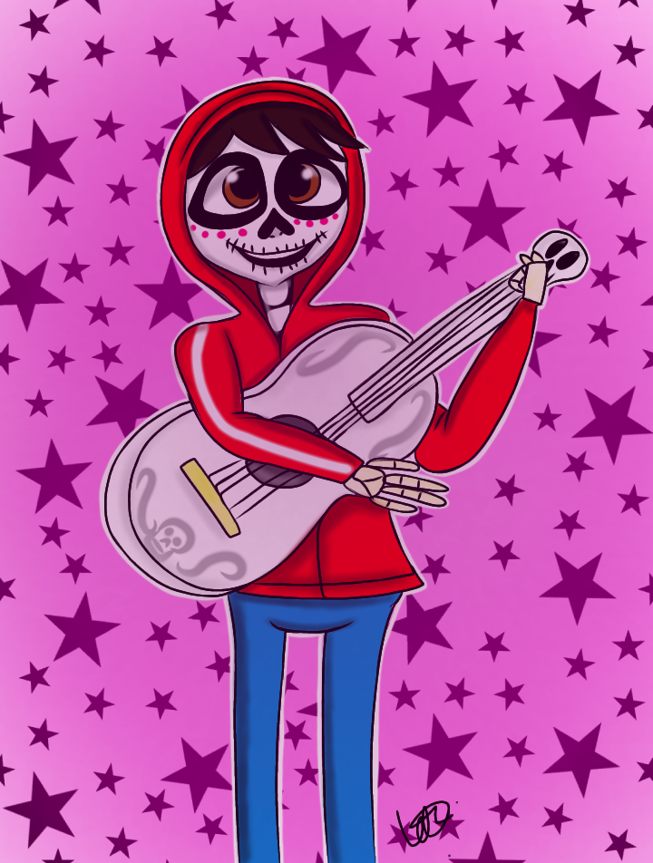 Miguel rivera 💛💀🧡 Disney Pixar coco - ibisPaint