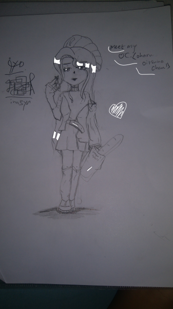 meet my OC ( ╹ ╹ ) - ibisPaint