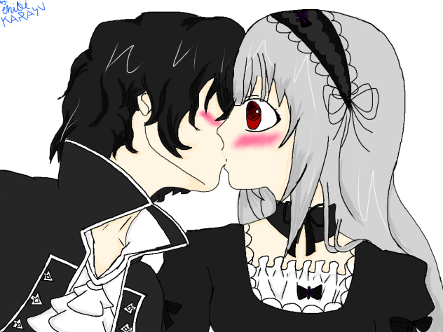 Gilbert Nightray and Suigintou - ibisPaint