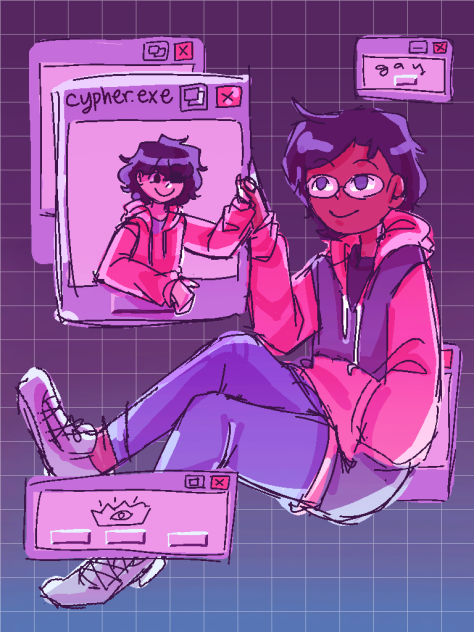 cypher and adam - ibisPaint