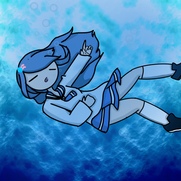 Drowning in the deep - ibisPaint