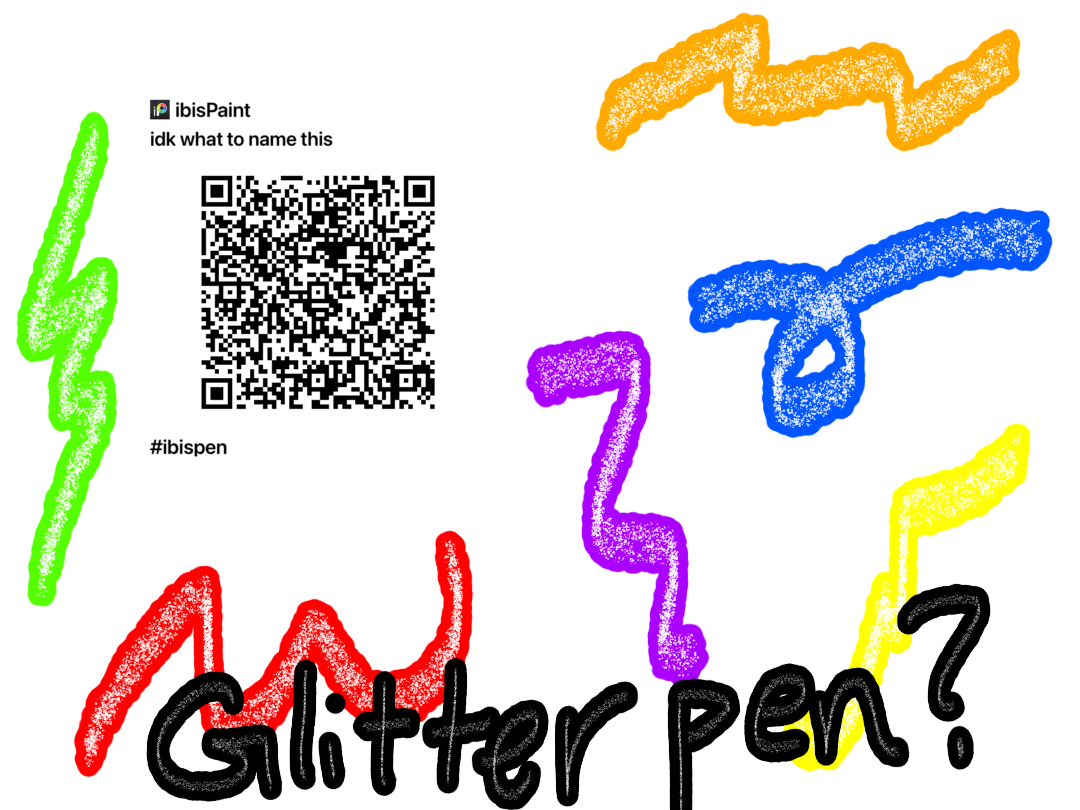 GlItTeR bRuSh - ibisPaint