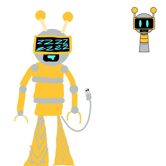 my depiction of funbot - ibisPaint