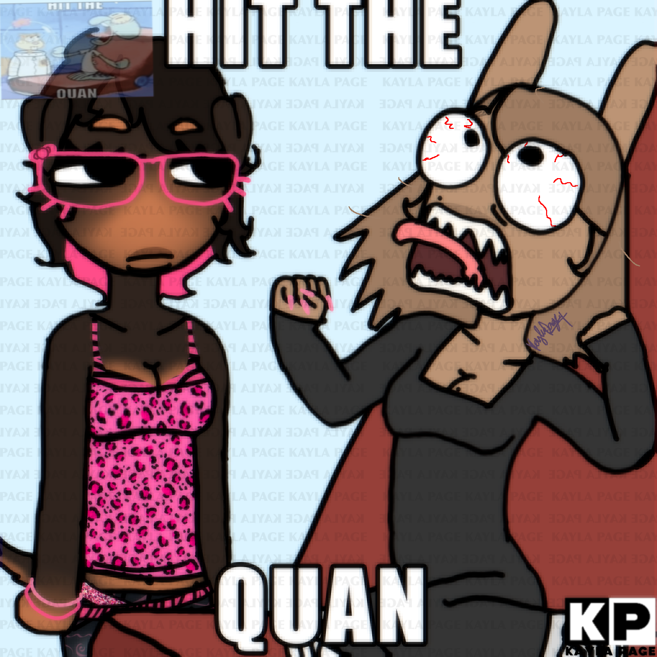 HIT THE QUAN HIT THE QUAN HIT THE QUAN - ibisPaint