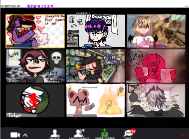 Zoom call in class★ - ibisPaint