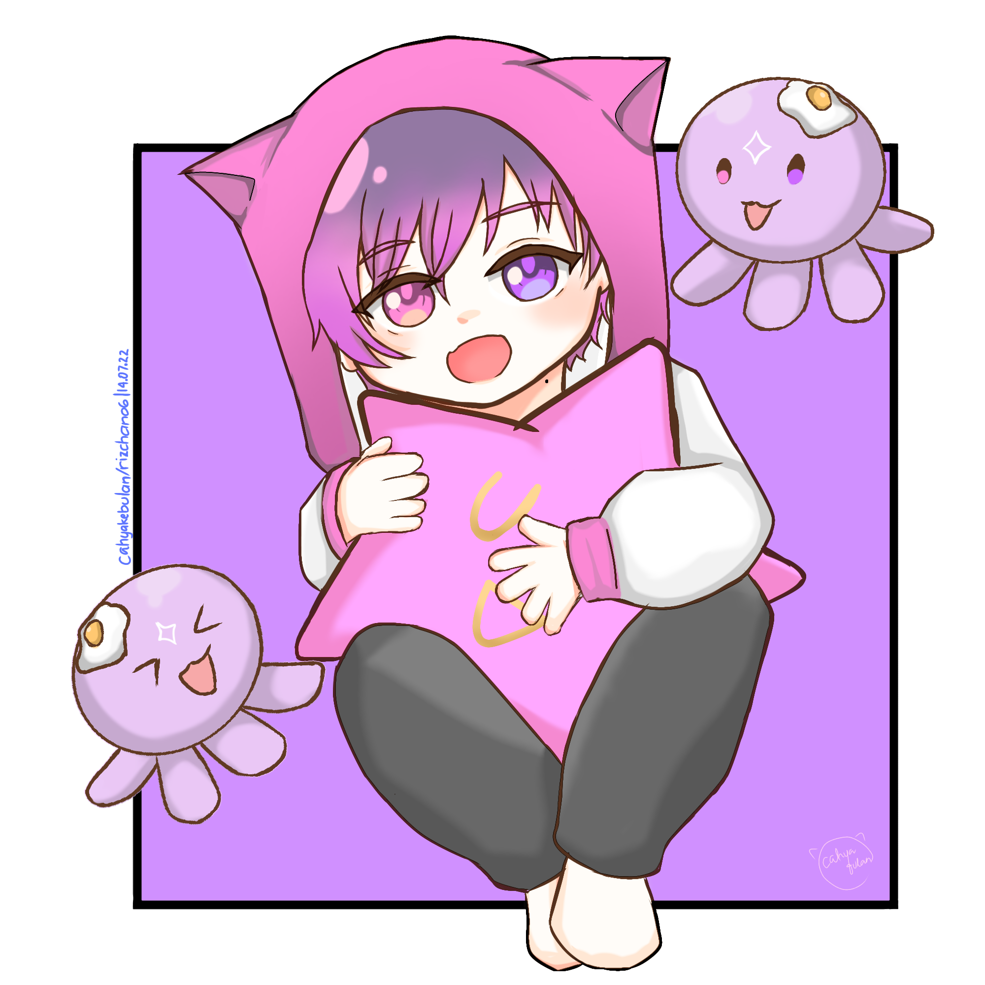 uwuki violeta - ibisPaint