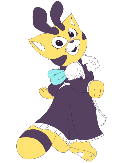 Cat bee redraw - ibisPaint