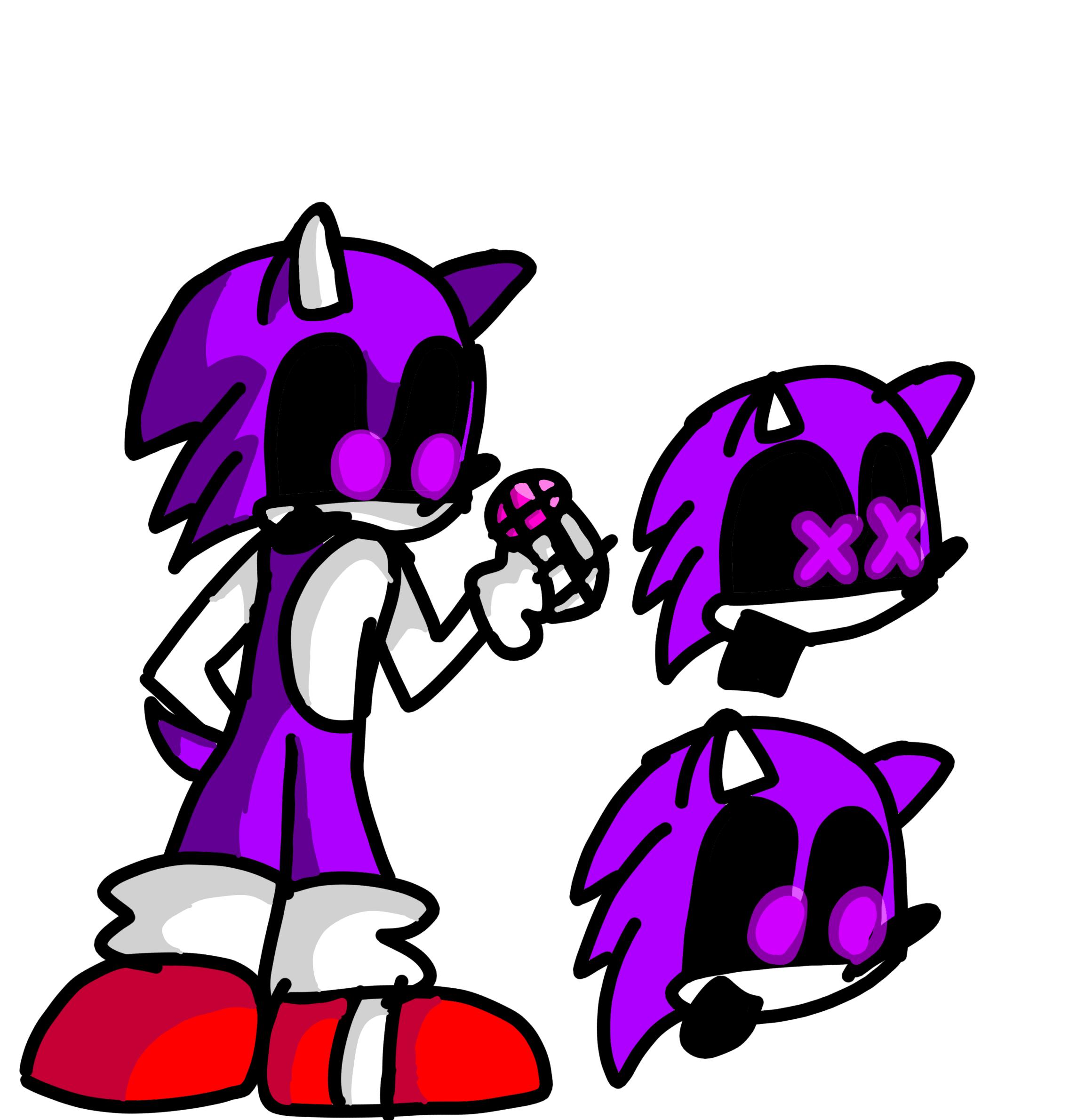 fnf vs needlemouse phase2 - ibisPaint