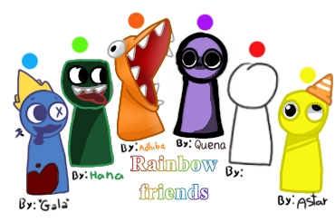Rainbow friend collab - ibisPaint