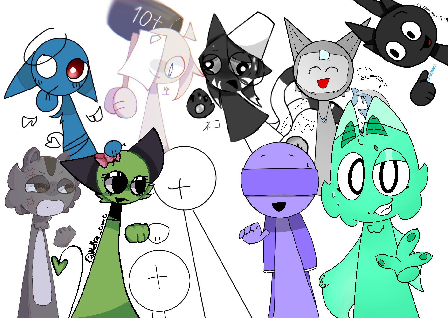 i joinned the sprunki collab - ibisPaint